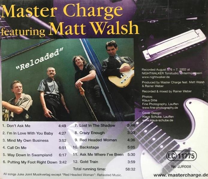 CD - Master Charge - Featuring Matt Walsh: Reloaded – Rockabillyshop