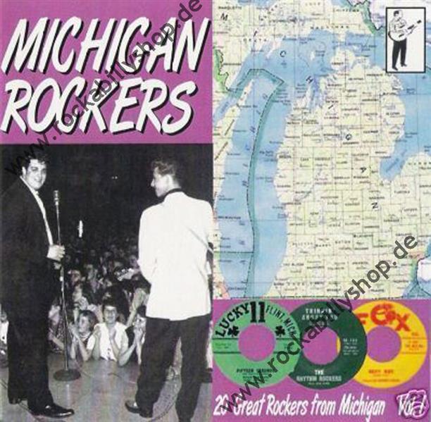 CD - VA - Michigan Rockers Vol. 1 – Rockabillyshop
