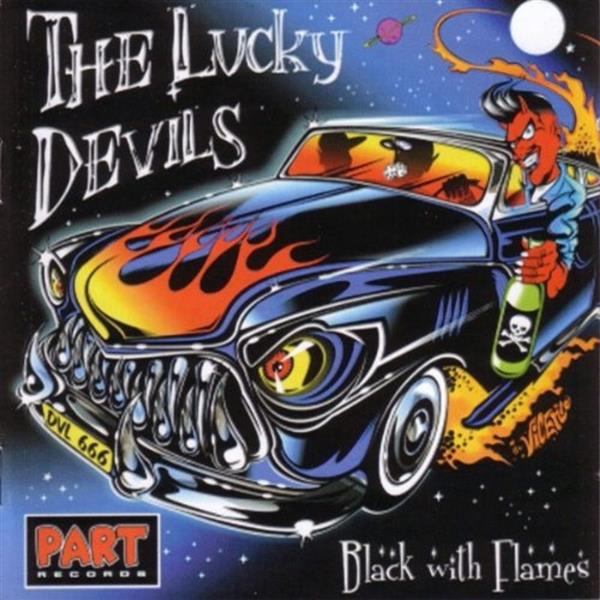 CD - Lucky Devils - Black With Flames – Rockabillyshop